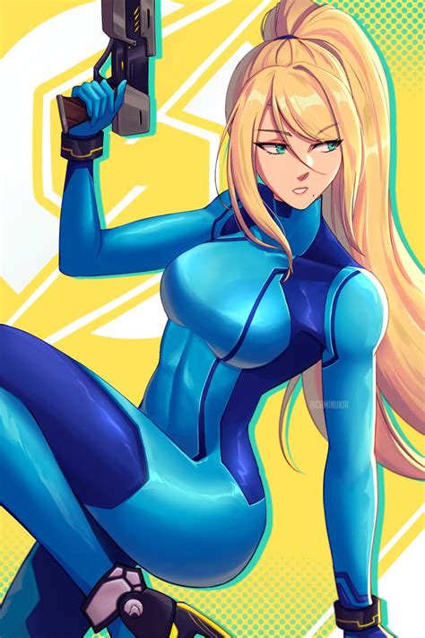 Samus Aran Metroid Drawn By Caminukai Danbooru