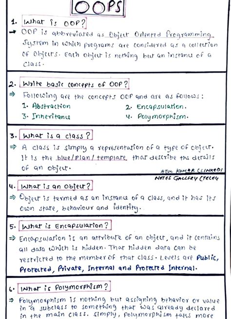 Solution Object Oriented Programming Interview Questions Studypool