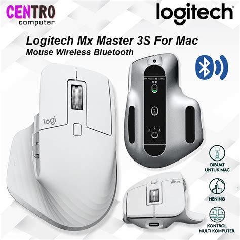 Jual Logitech Mx Master 3S For Mac Mouse Wireless Bluetooth Shopee Indonesia