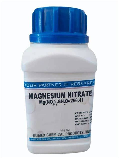 Magnesium Nitrate Powder 99 Packaging Type Bottle At ₹ 320 Kg In Hapur