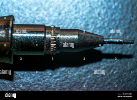 The Fine Tip Of An Engineering Pencil A Precise Tool For Drafting