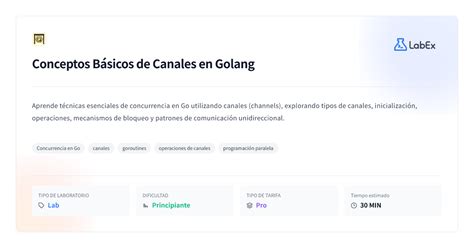 Conceptos Básicos De Canales En Golang Labex