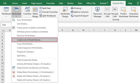How To Set Cell Value Equal To Tab Name In Excel