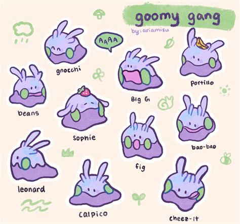 Goomy Pokemon Drawn By Ariamisu Danbooru