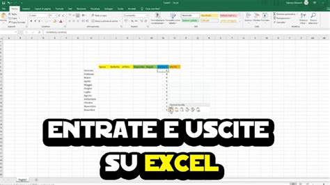 Foglio Excel Entrate Uscite Casa Aggiornato Aprile 2025