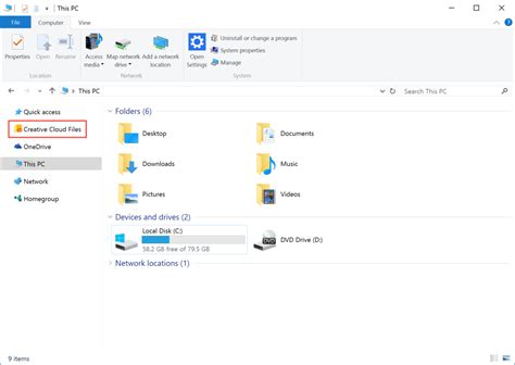 Tip Remove Creative Cloud Files From File Explorer Sidebar