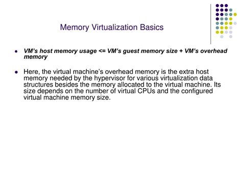 PPT VMWare ESX Memory Management PowerPoint Presentation Free Download ID