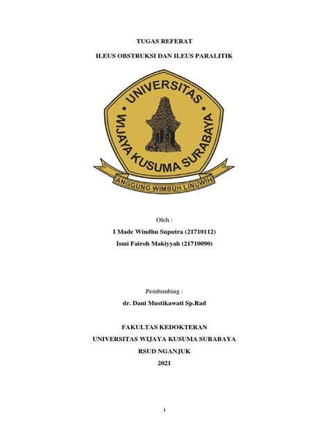 Ileus Obstruksi Pdf Ileus Obstruksi Pdf