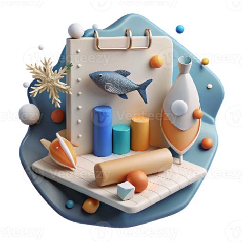 Impressive Abstract Overfishing Facts Chart Cutout High Quality