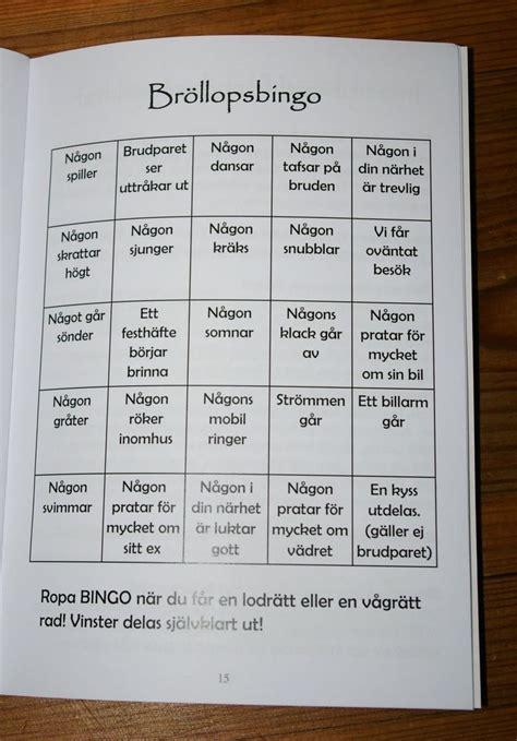Wedding Bingo Wedding Games Winter Wedding Inspiration