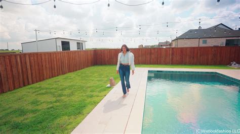 Danielle Goes For A Swim In Winter Clothes Wetlookfashion