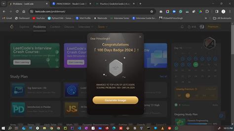 Video Prince Singh On Linkedin Small But One More Badge Added To The My Collection List Leetcode