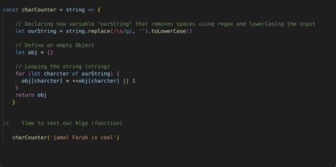 Character Counter Algorithm Explained