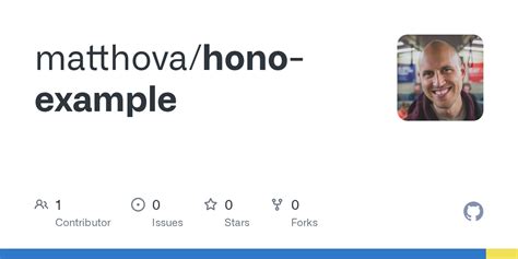 Github Matthovahono Example