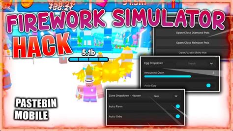 Roblox Firework Simulator Script Hack Pastebin Gui Infinite Coinsgems Op Auto Farm And More