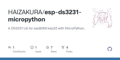 Github Haizakura Esp Ds3231 Micropython A Ds3231 Lib For Esp8266 Esp32 With Micropython