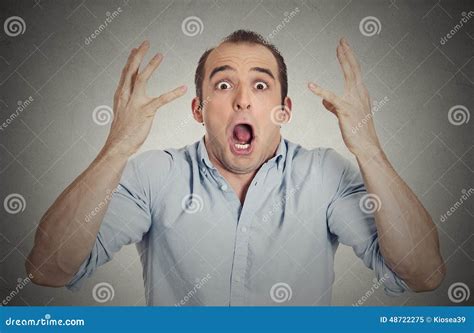 Headshot Shocked Surprised Blond Asian Girl Pop Eyes Stare Camera