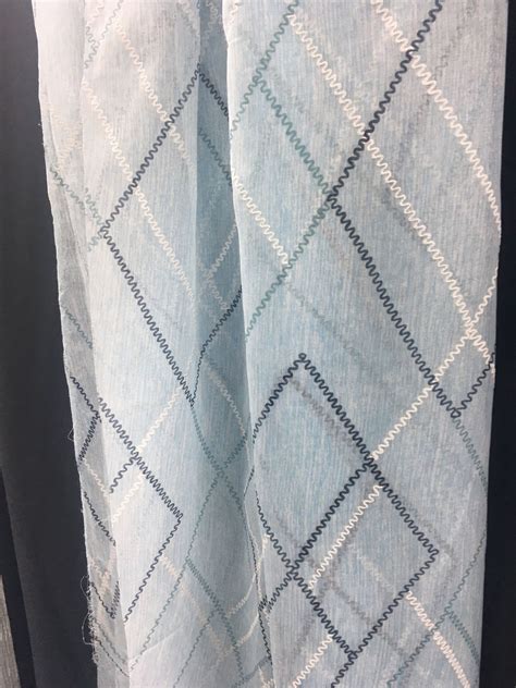 Готовый Тюль на шторной ленте «ромбики 4 2 6 в интернет магазине Ярмарка Мастеров по цене 2711