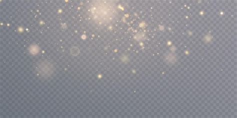 Premium Vector Bokeh Glare Lights Golden Blurry Translucent Highlights Abstract Light Effect