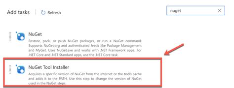 working with the latest core version in vsts