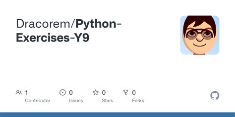 Github Dracorempython Exercises Y9