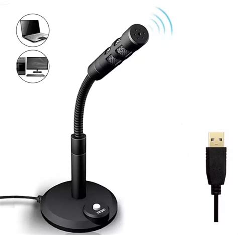 100 Original Ume Usb Desktop Microphone Plugandplay Omnidirectional Pc
