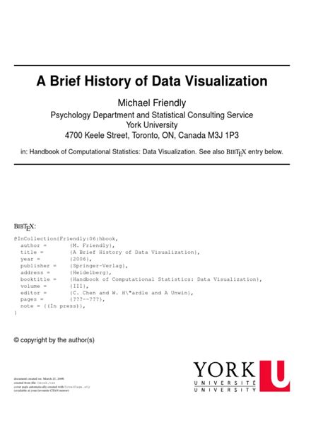 A Brief History Of Data Visualization Pdf Contour Line Map A Brief History Of Data Visualization Pdf Contour Line Map