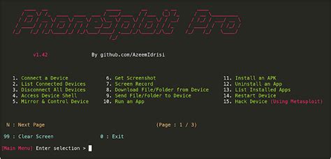 Phonesploit Pro An All In One Hacking Tool To Remotely Exploit