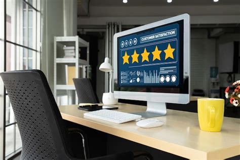 Premium Photo Customer Satisfaction And Evaluation Analysis On Modish Software Computer