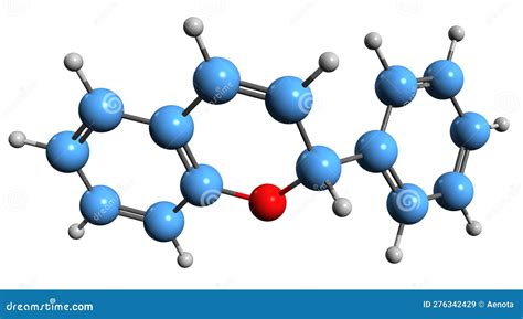Flavylium Molecular Structure 3d Model Molecule Pigments Structural