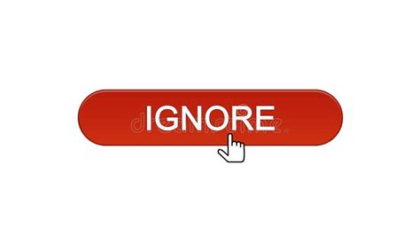 ignore web interface button clicked with mouse cursor red color