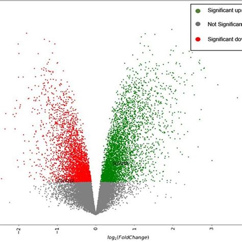 Volcano Plot Generated By The Gene Expression Data Visualization Tool