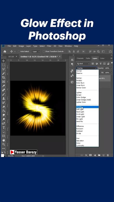 Glow Effect In Photoshop Photoshop Glow Effect Photoshop Tutorial