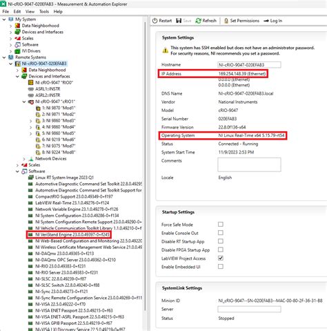 Error When Deploying A System Definition File To A Rt Target Ni Community