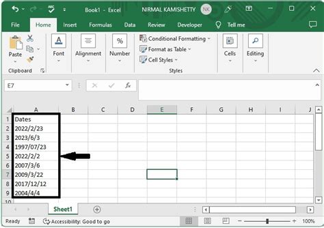 Excel 如何将各种非标准的日期格式转换为标准日期极客教程