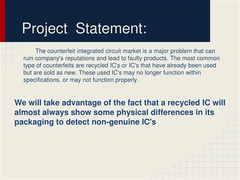 Ppt Ic Counterfeit Detection Using Physical Inspection Methods Powerpoint Presentation Id