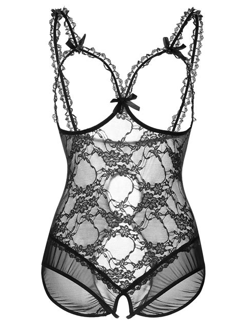 Plus Size Lingerie For Women Sexy One Piece Teddy Valentines Day Lingerie Bodysuit Xx Large