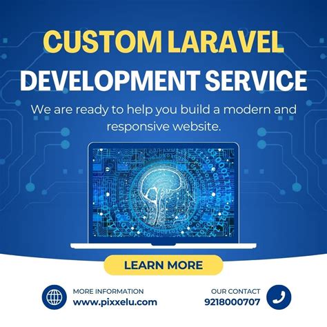 Professional Custom Laravel Development Services — Pixxelu Digital