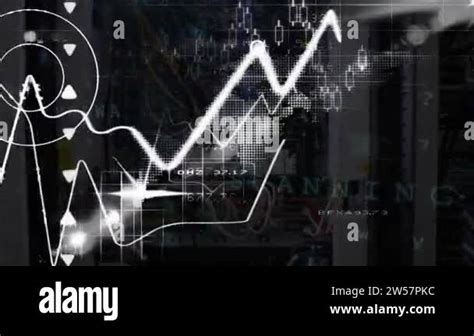 Animation Of Data Processing And Scanning Over World Map On Screen