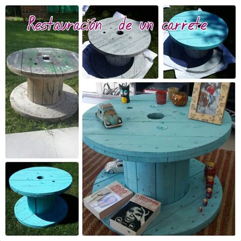 Mesita De Un Carrete De Cable Industrial Industrial Cable Reel Table