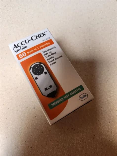 ACCU CHEK MOBILE CASSETTE Pack Of 50 Tests 8 00 PicClick UK