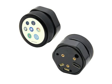 ปมหมน rotary encoder ทใช ESP32 S3 พรอมหนาจอสมผส AMOLED 1 2 นวและมคอนเนกเตอร Qwiic