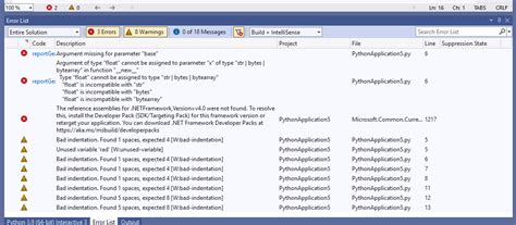 Editor Status Message Is Incorrect Does Not Match Error List Status · Issue 6680 · Microsoft
