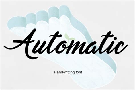 Automatic Font Font Canyon