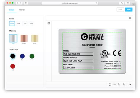 Nameplate Design Templates PDF Template
