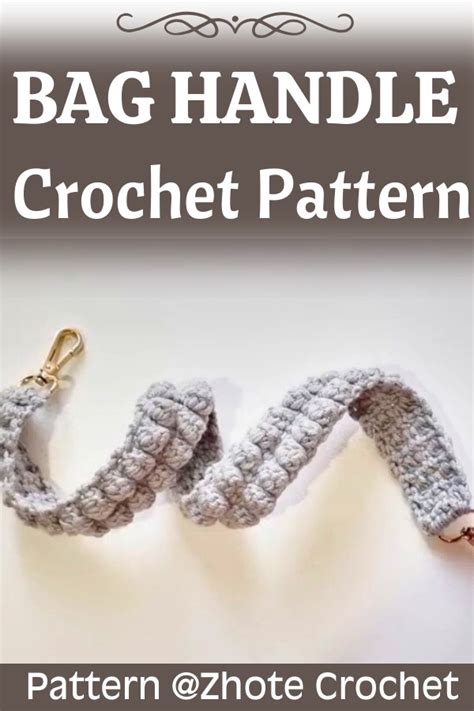 Easy Crochet Bag Handle Tutorial For Beginners Yarn Items