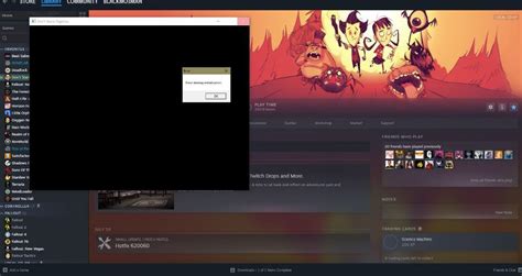 Error During Initialization Message When Attempting To Launch The Game