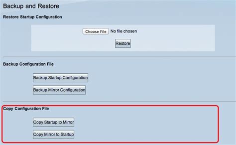 Backup And Restore Settings On RV RV RV G And RV VPN Routers Cisco