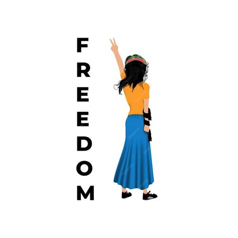 Premium Vector Women Freedom Illustration