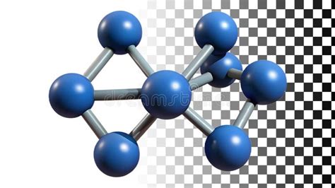 Molecule Model Science Structure For Chemistry And Biology Themes Png